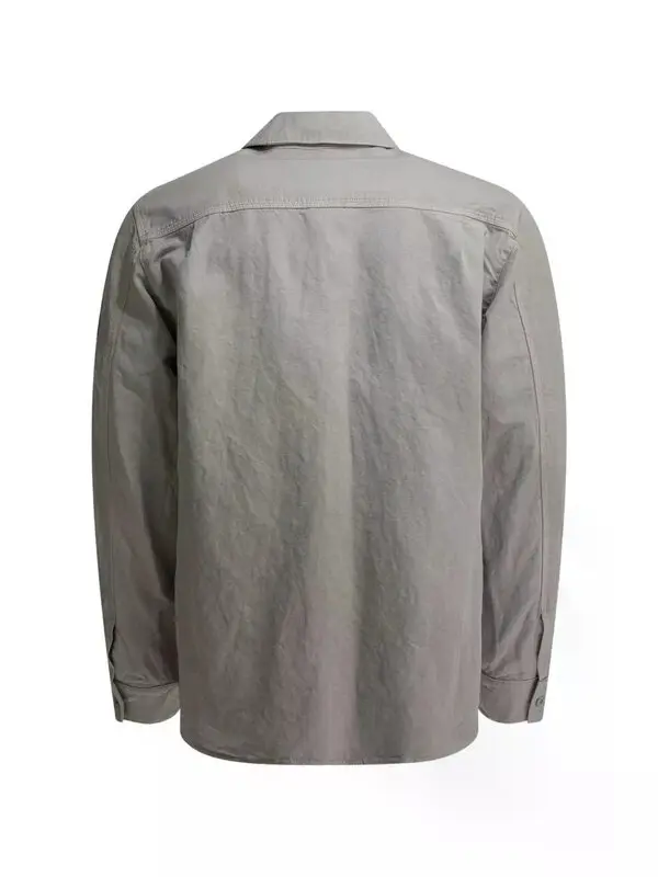 Stone Island Logo-patch Flap-pocket Shirt