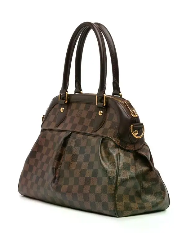 LOUIS VUITTON 2009 Damier Ebene Trevi Pm Satchel - Brown