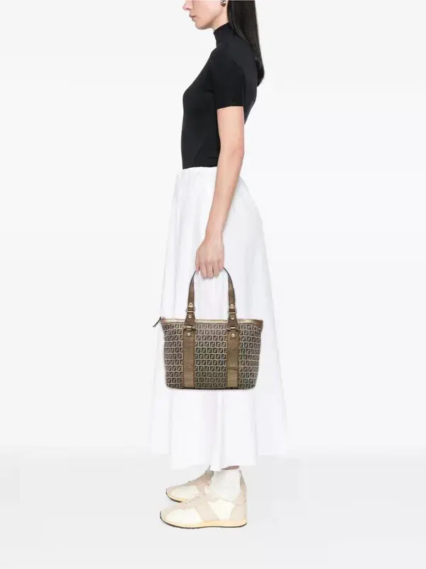 Fendi Zucchino Canvas Tote Bag