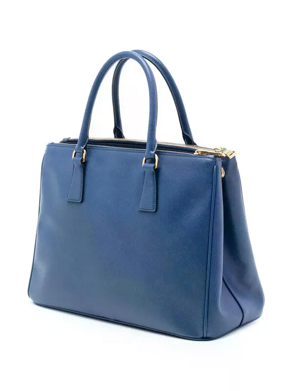Prada Medium Saffiano Lux Galleria Double Zip Satchel