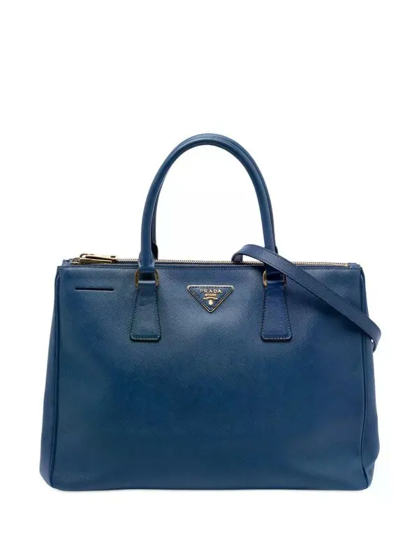 Prada Galleria Double Zip Satchel