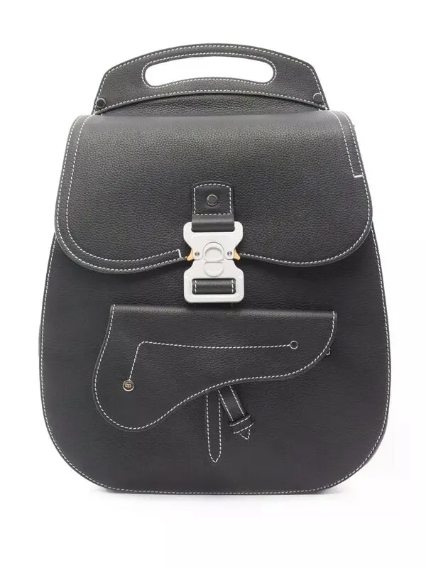 Dior 2022 Leather Gallop Backpack - Black
