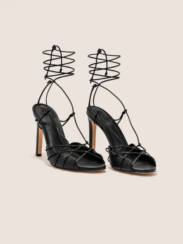 Alexis Colette Stiletto Sandal - Black