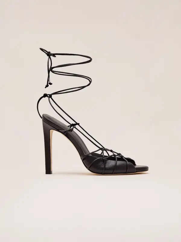 Alexis Colette Stiletto Sandal - Black