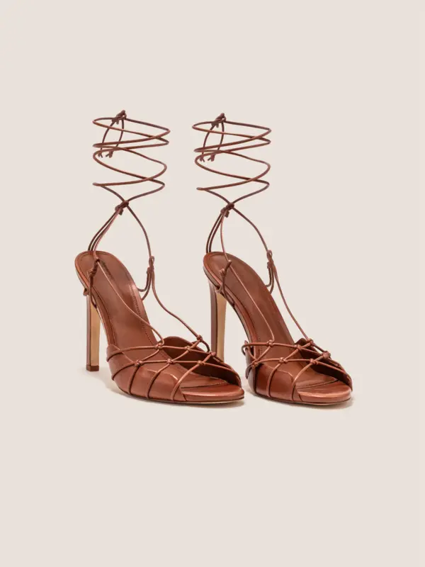 Alexis Colette Stiletto Sandal - Cognac