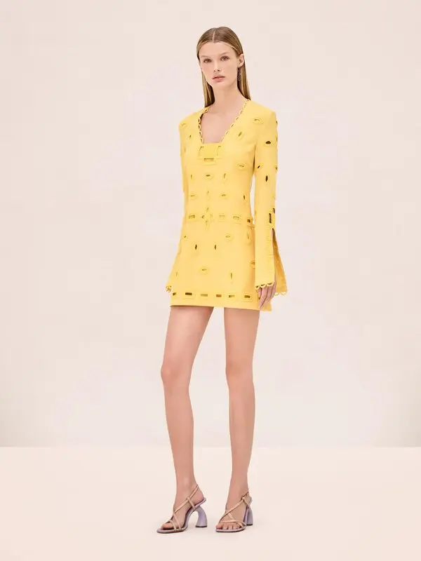 Alexis Eulia Mini Dress - Saffron