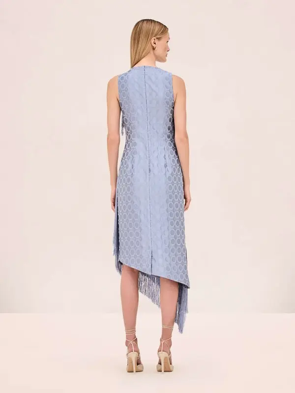 Alexis Costa Dress - Blue Jacquard