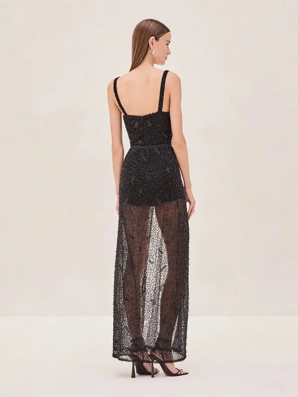 Alexis Escola Romper - Black