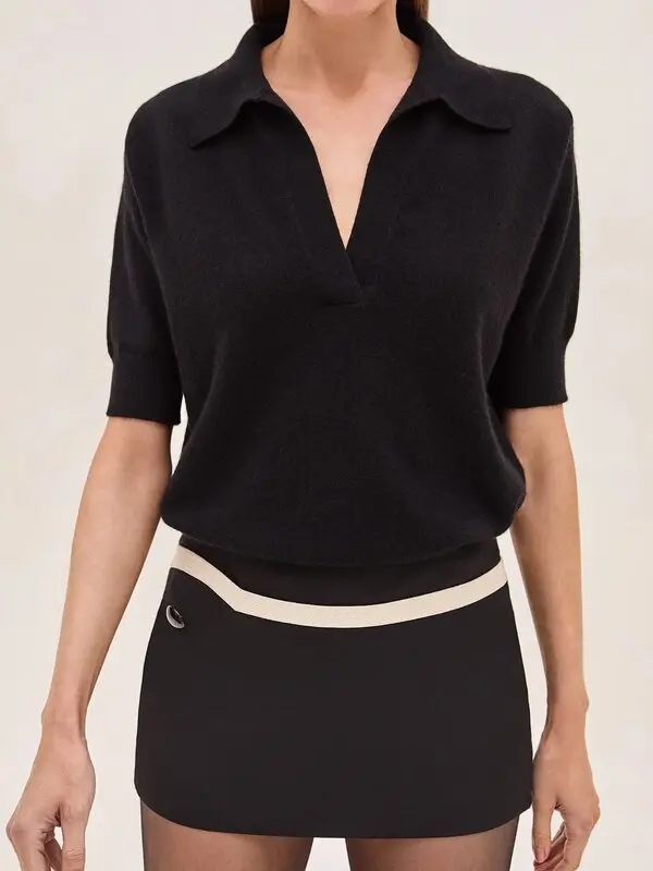 Alexis Danilo Polo Top - Black