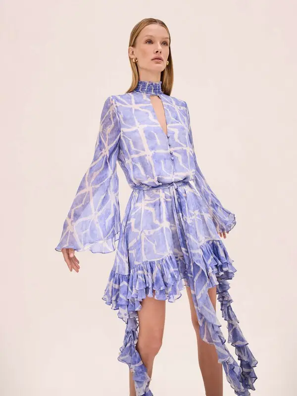 amalea mini dress LIKELY Amalia Exaggerated Bow Mini Dress