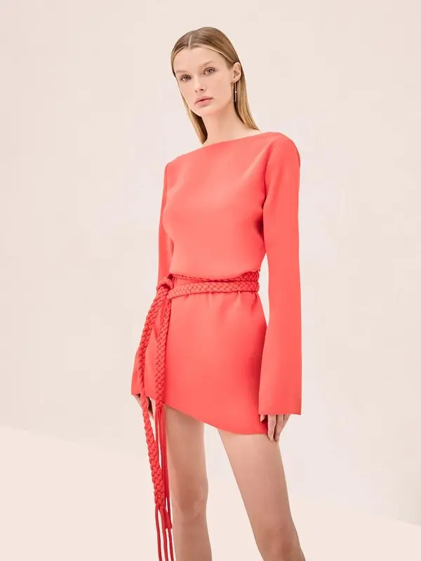 Alexis Angelie Mini Dress - Poppy