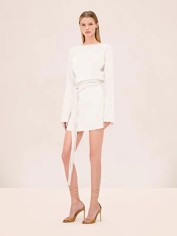 Alexis Angelie Mini Dress - Ivory