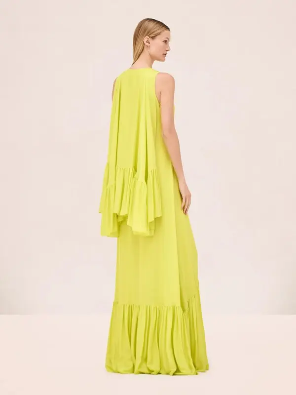 Alexis Francina Maxi Dress - Chartreuse