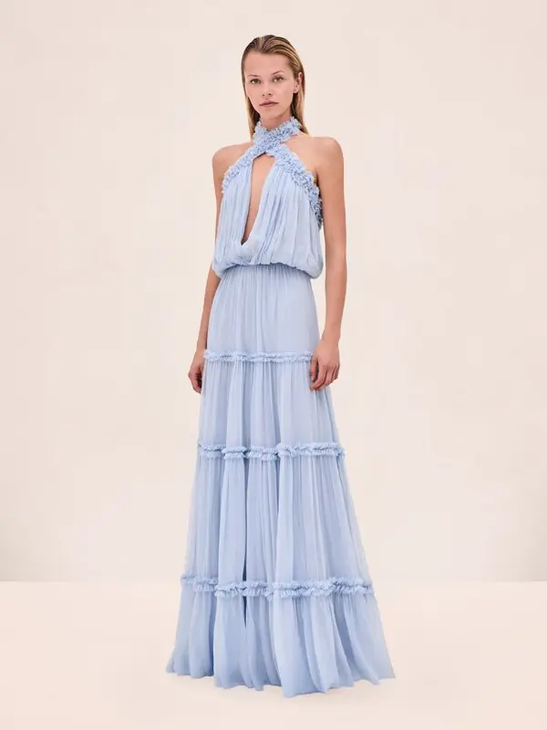 Alexis Izbelle Gown - Sky Blue