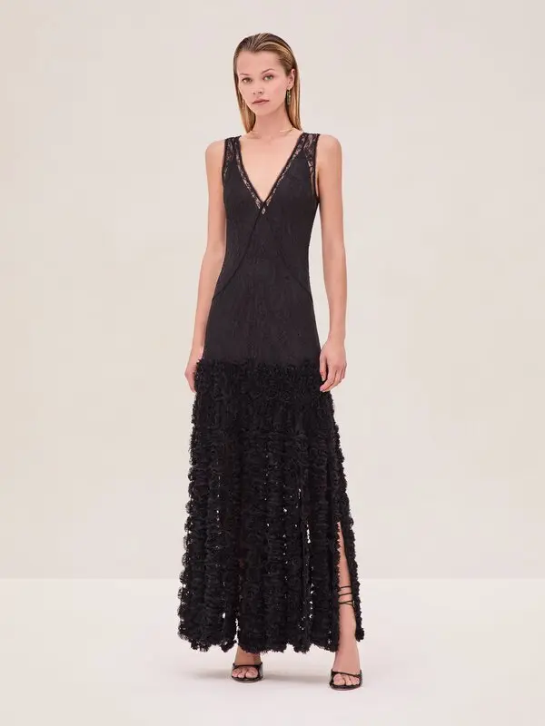 Alexis Jeysa Lace Gown - Black