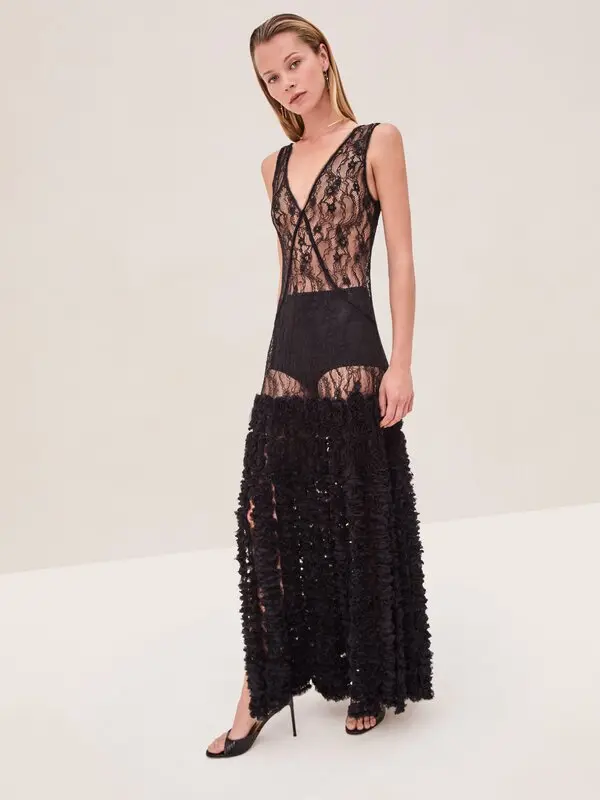 Alexis Jeysa Lace Gown - Black