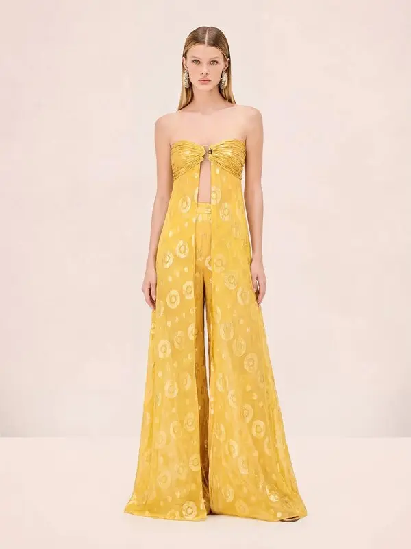 Alexis Izza Strapless Top - Marigold