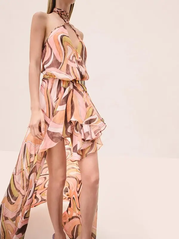Alexis Gisela Halter High-low Maxi Dress