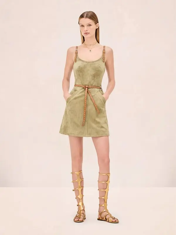 Alexis Kacen Mini Dress - Olive