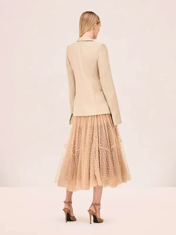 Alexis Joaquin Double-breasted Blazer - Beige