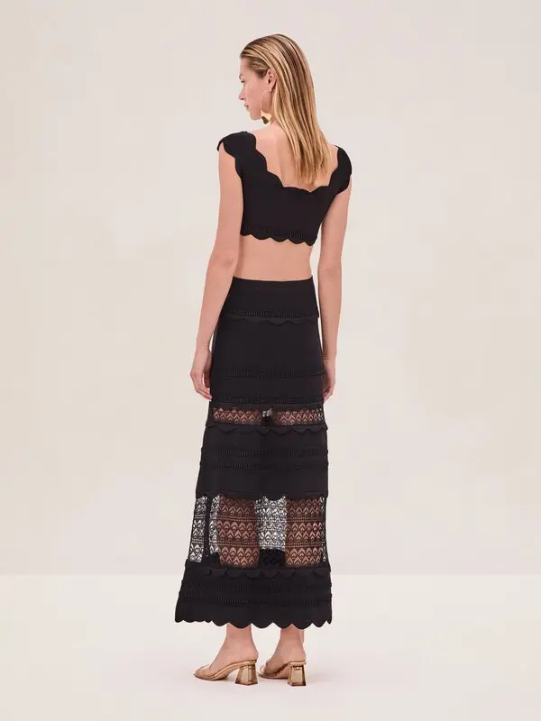 Alexis Jeannie Skirt - Black