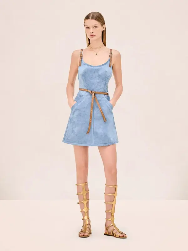 Alexis Kacen Mini Dress - Azure
