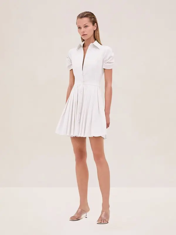 Alexis April Mini Dress - White