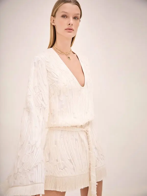 Alexis Jen Mini Dress - Ivory