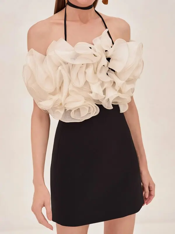Alexis Aisha Dress With Ruffled Embellishment