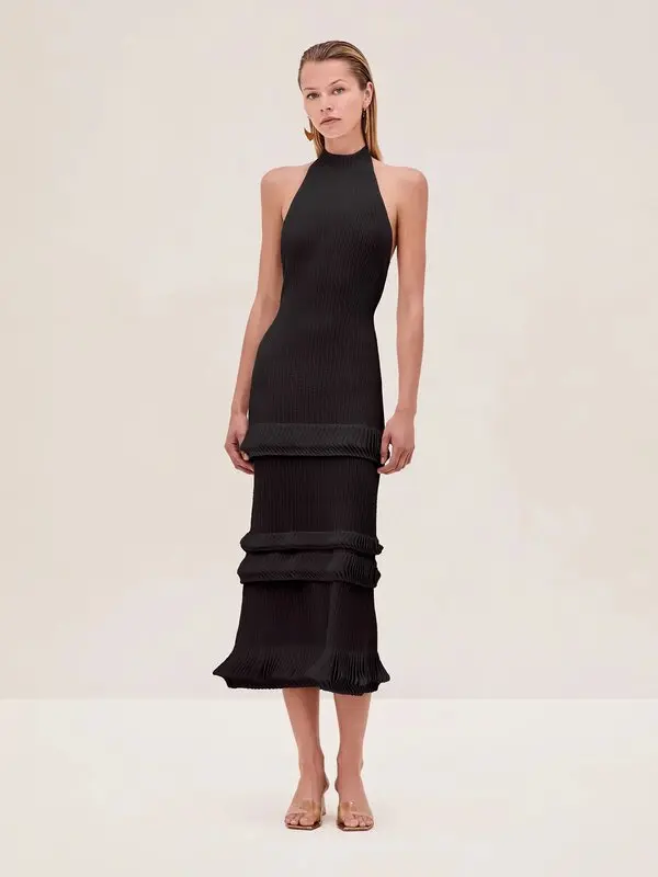 Alexis Ines Knit Dress - Black