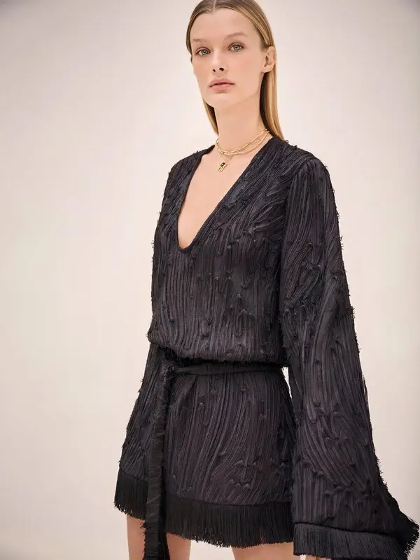 Alexis Jen Mini Dress - Black