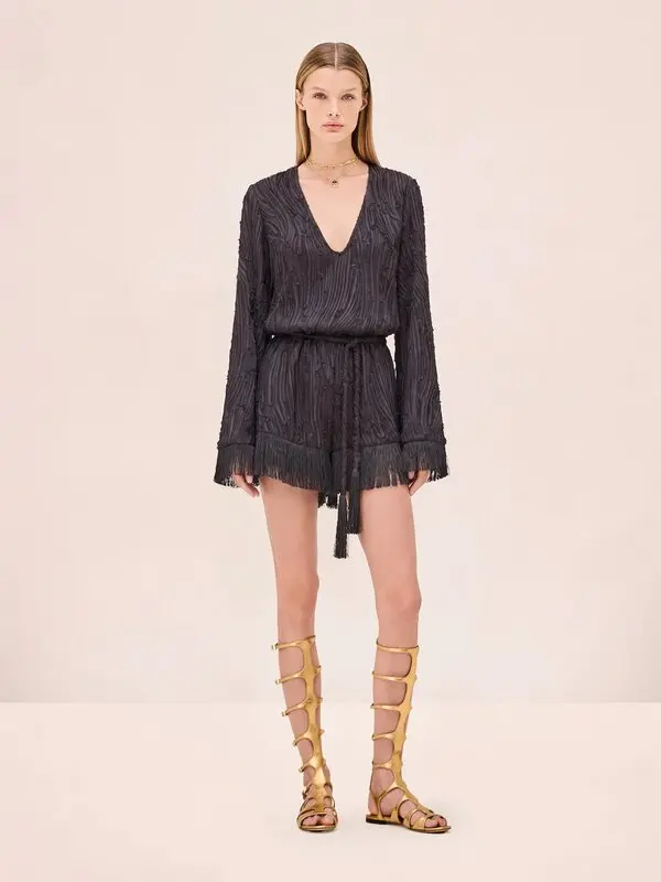 Alexis Jen Mini Dress - Black