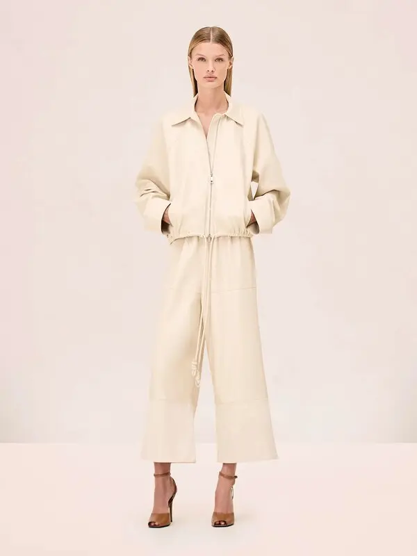 Alexis Jacob Pant Cropped Wide-leg Trousers