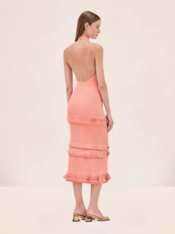 Alexis Ines Knit Dress - Mandarin