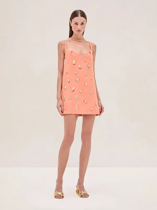 Alexis Larsen Mini Dress - Tangerine