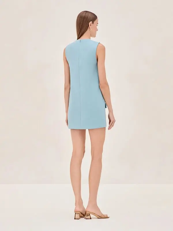 Alexis Krystle Cut Out Mini Dress - Celeste