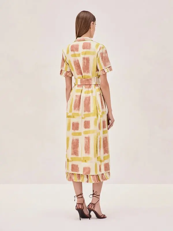 Alexis Arbena Printed Midi Dress