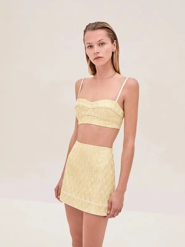 Alexis Kwon Skirt - Gold