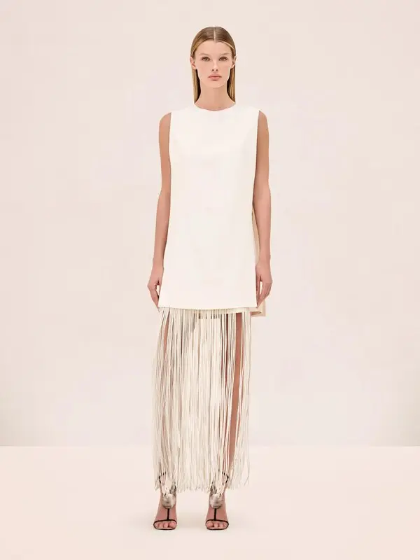 Alexis Mackenzie Mini Shift Dress - Off White