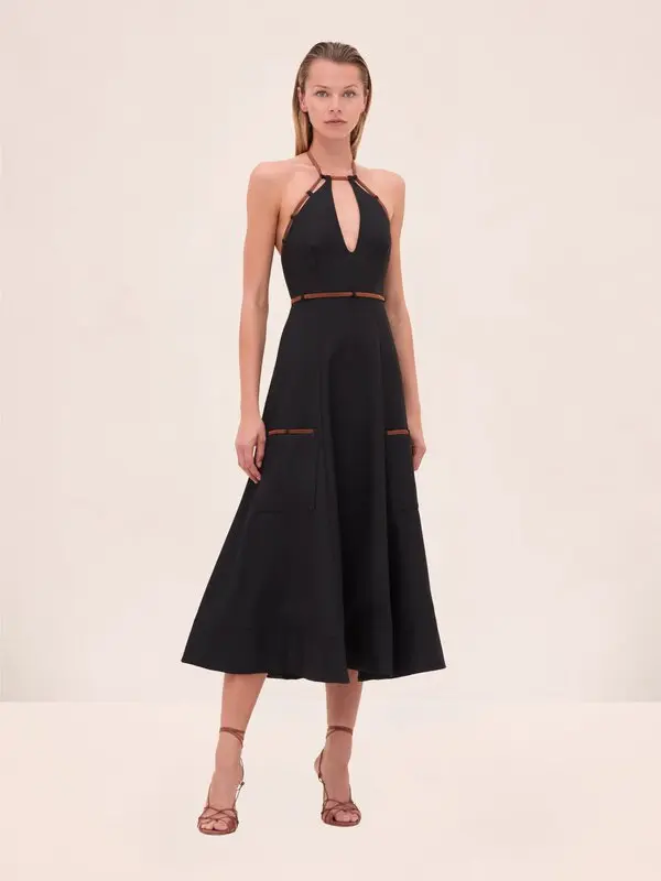 Alexis Arden Halter Midi Dress