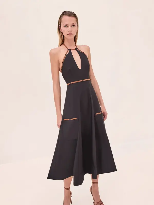 Alexis Arden Halter Midi Dress