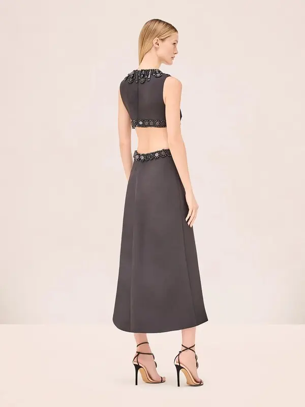 Alexis Leda Midi Dress - Black
