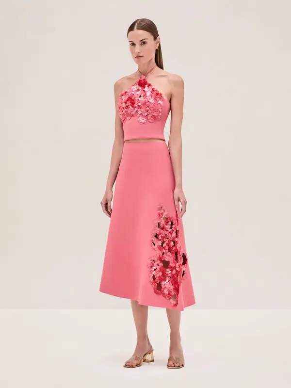 Alexis Maris Knit Midi Skirt - Dahlia