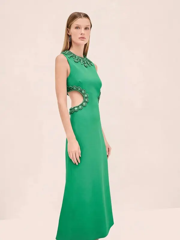 Alexis Leda Midi Dress - Emerald