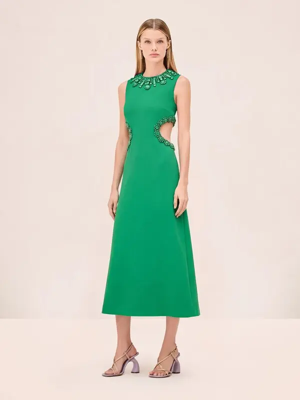 Alexis Leda Midi Dress - Emerald
