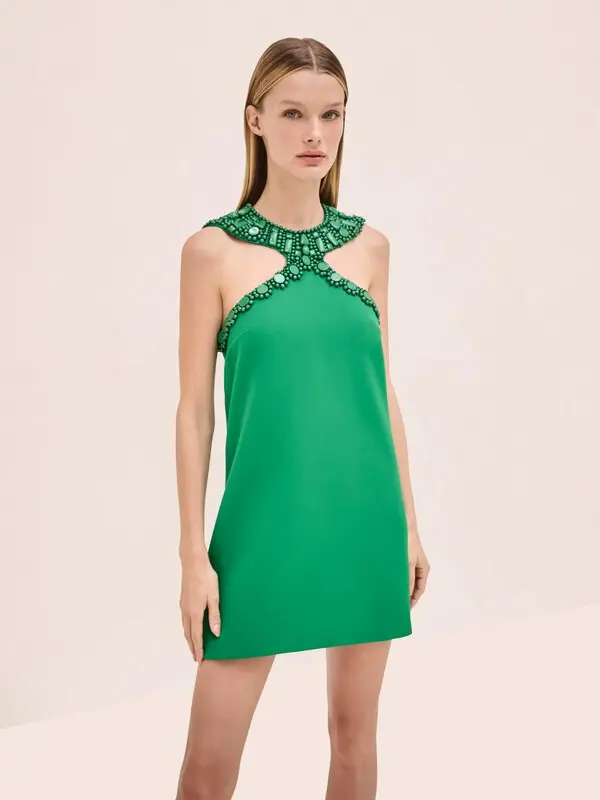 Alexis Manuela Mini Dress - Emerald