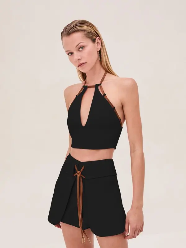 Alexis Prato Skort - Black