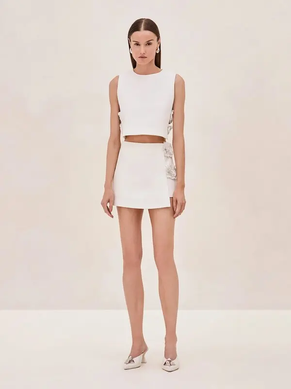 Alexis Raylin Top - White