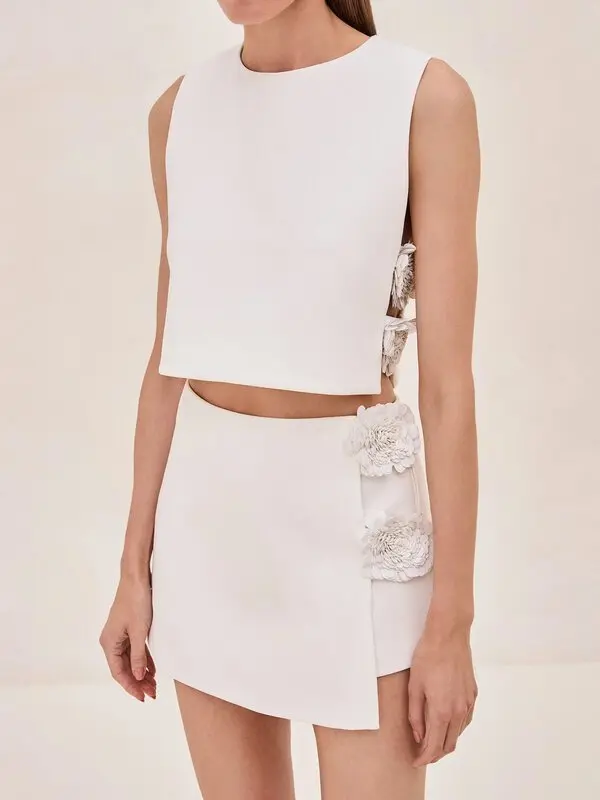Alexis Raylin Top - White