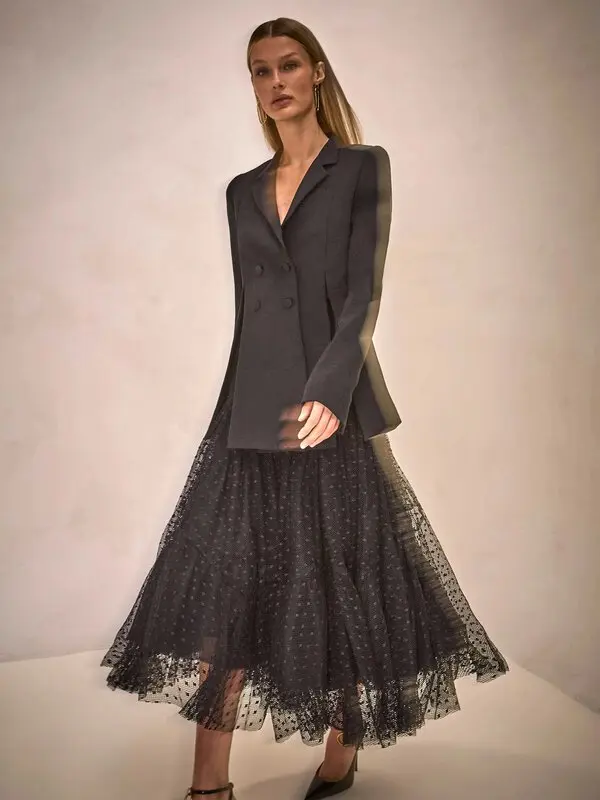 Alexis Naomi Lace Skirt - Black
